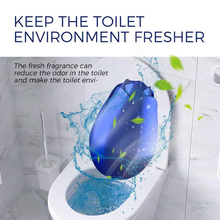 Jue-Fish Toilet Bowl Rose Cleaner Toilet Toilet Decontamination ...