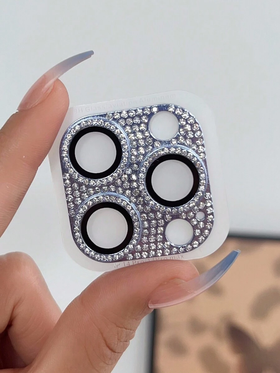 Diy Luxurious Rhinestone Lens Protection Ring, Rhinestone Camera Film ...