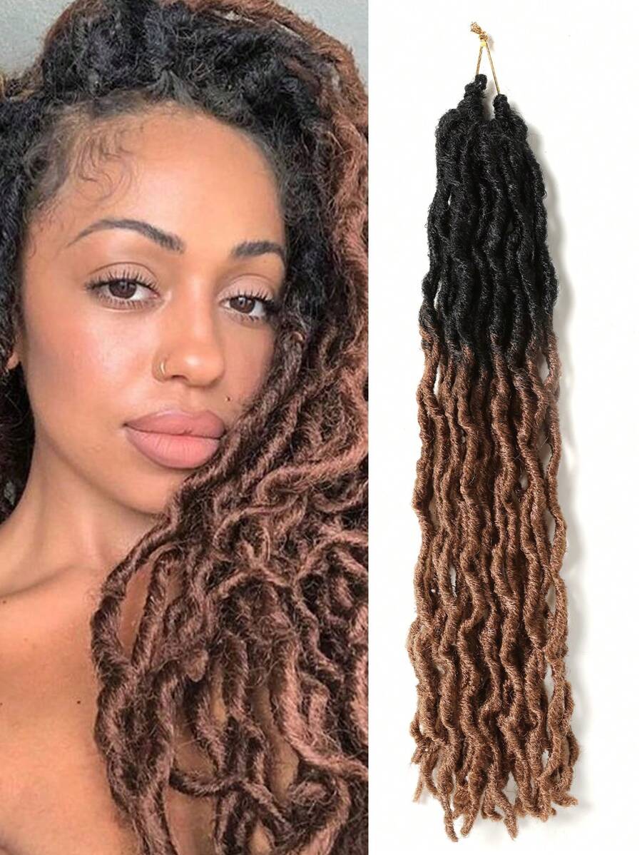Ombre Faux Locs Crochet Hair For Women Soft Locs Crochet Hair Pre ...