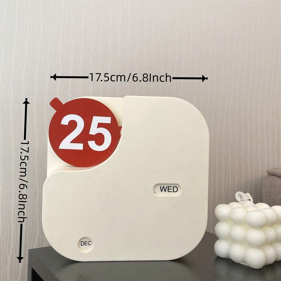 1 Pc Desk Calendar 2024 Standing Flip, Daily Plastic Perpetual Flip ...