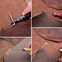 Leather Working Tools Kit, Leather Crafting Tools And Supplies, Leather ...