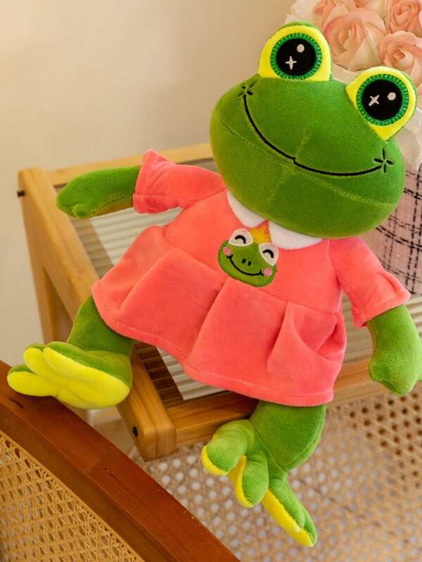 35cm Cute Frog Plush Toy For Couples, Soft And Comfortable Stuffed ...
