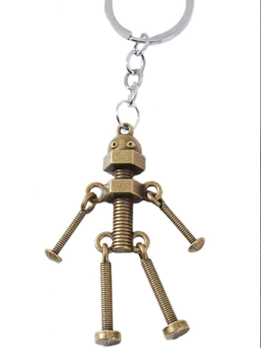 1pc Creative Robot Keychain With Movable Limbs | SHEIN UK