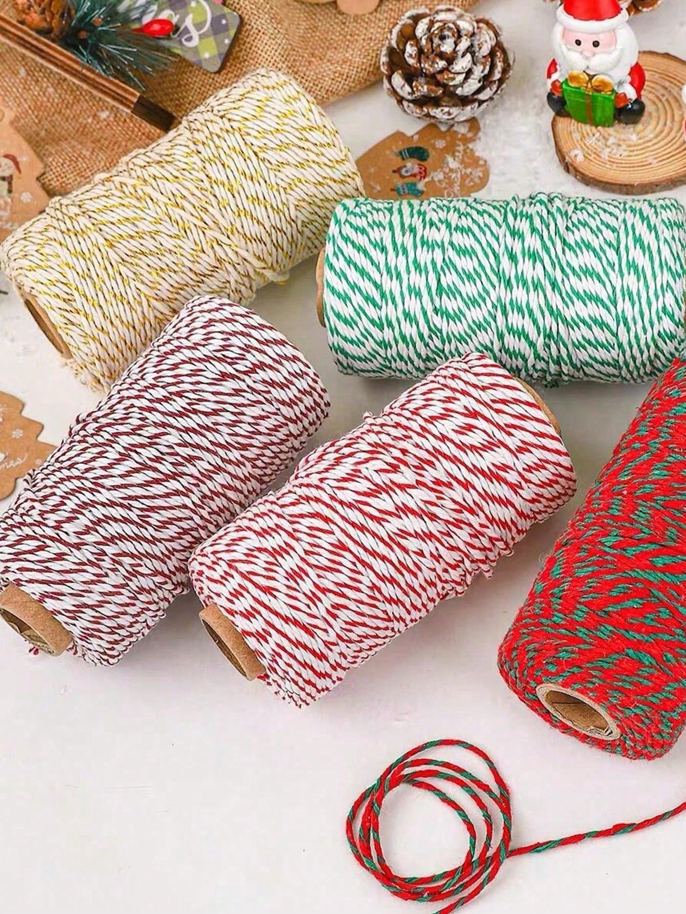 1 Rolo De Corda Colorida, Corda De Embalagem De Presente, Corda, Corda ...
