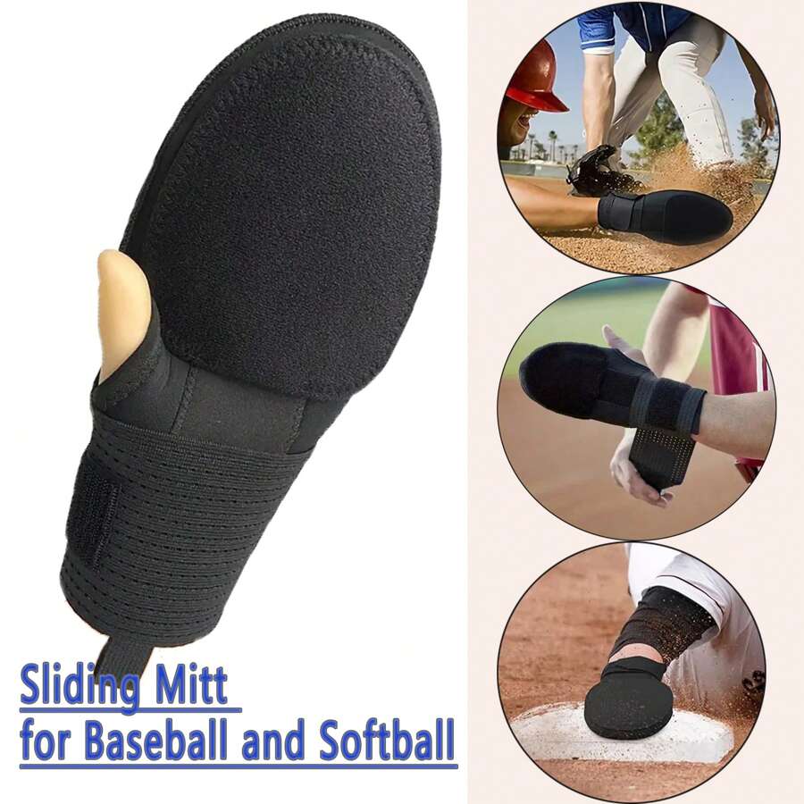 1 Pcs Baseball Sliding Mitt Left Hand Softball Sliding Mitt For ...
