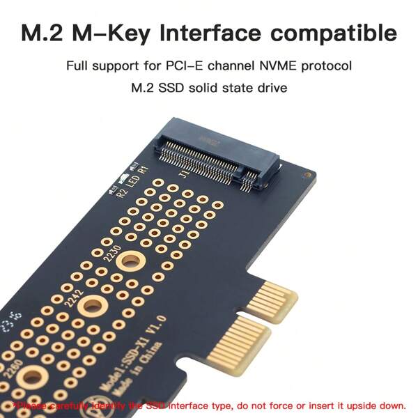 FENVi M.2 NVMe Adapter NVME SSD To PCIe X1 Conversion Adapter M.2 ...