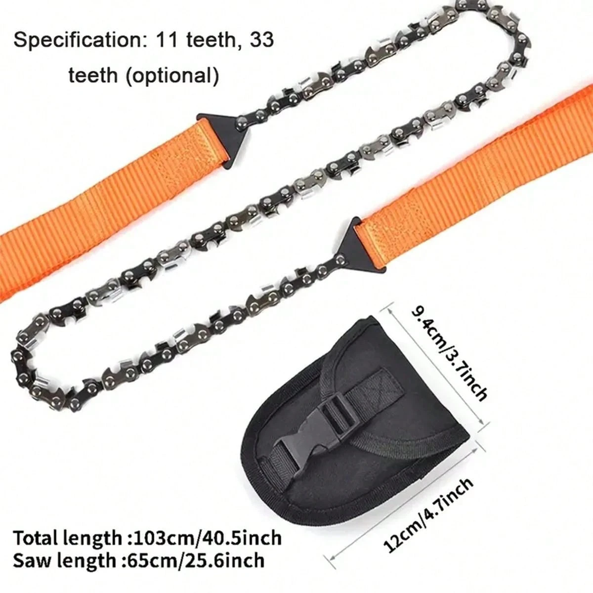1pc Pocket Chainsaw, Outdoor Survival Hand Chainsaw, Survival Gear ...
