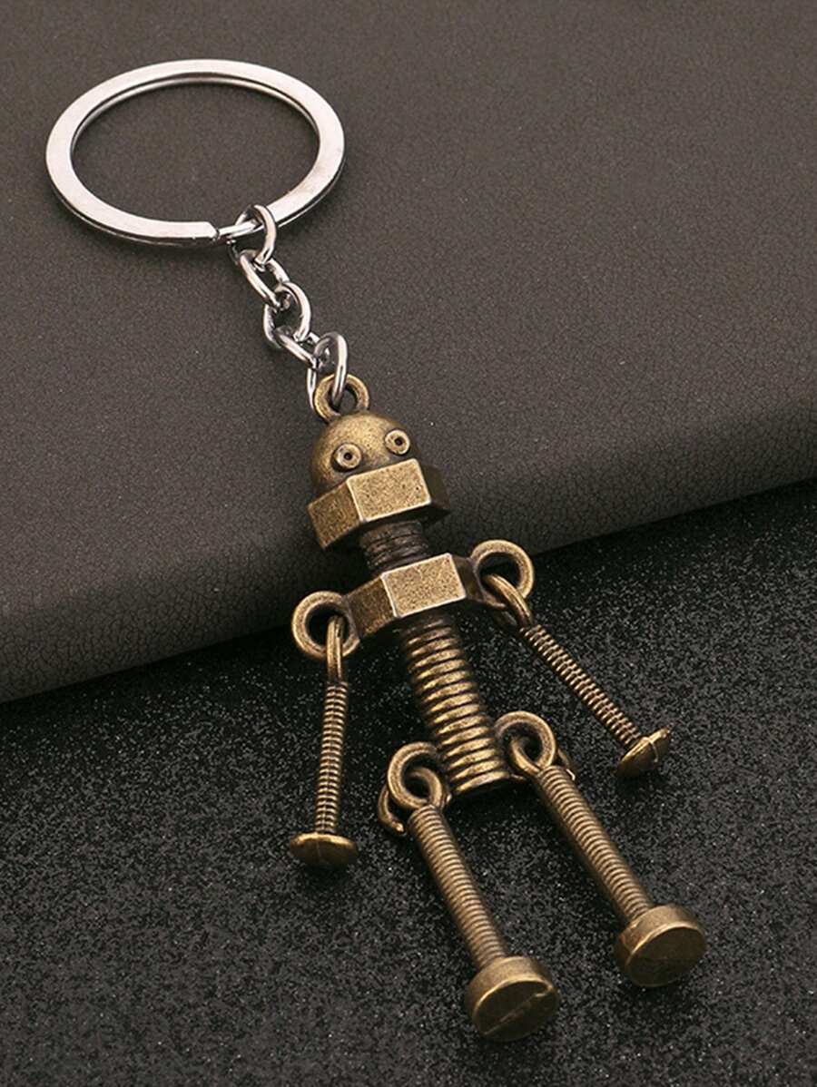 1pc Creative Robot Keychain With Movable Limbs | SHEIN UK