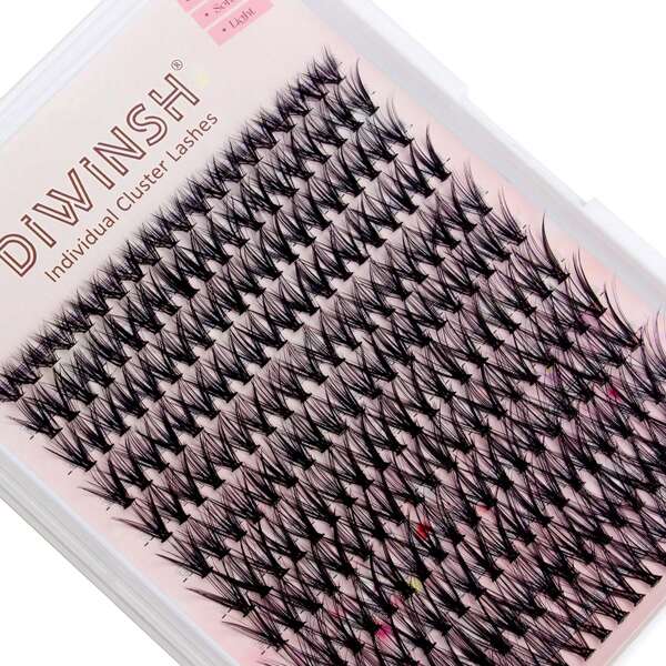 Lash Clusters 240pcs Individual Lashes DIY Eyelash Extension 40D 9-16mm ...