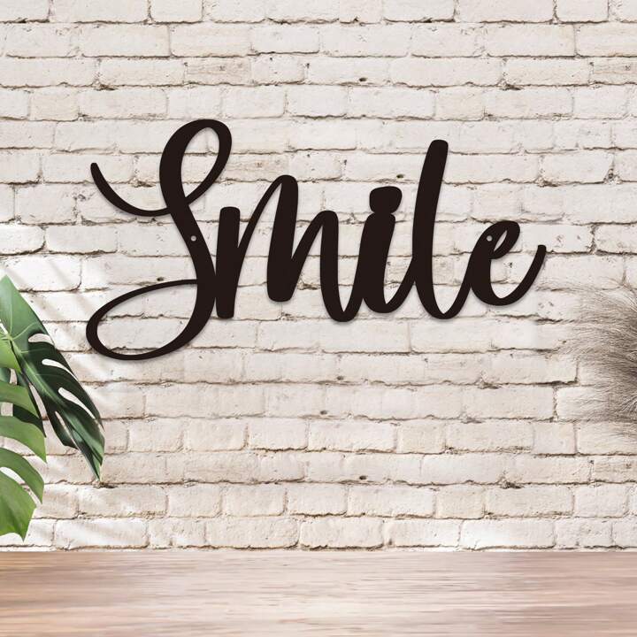 The Word Smile In Cursive