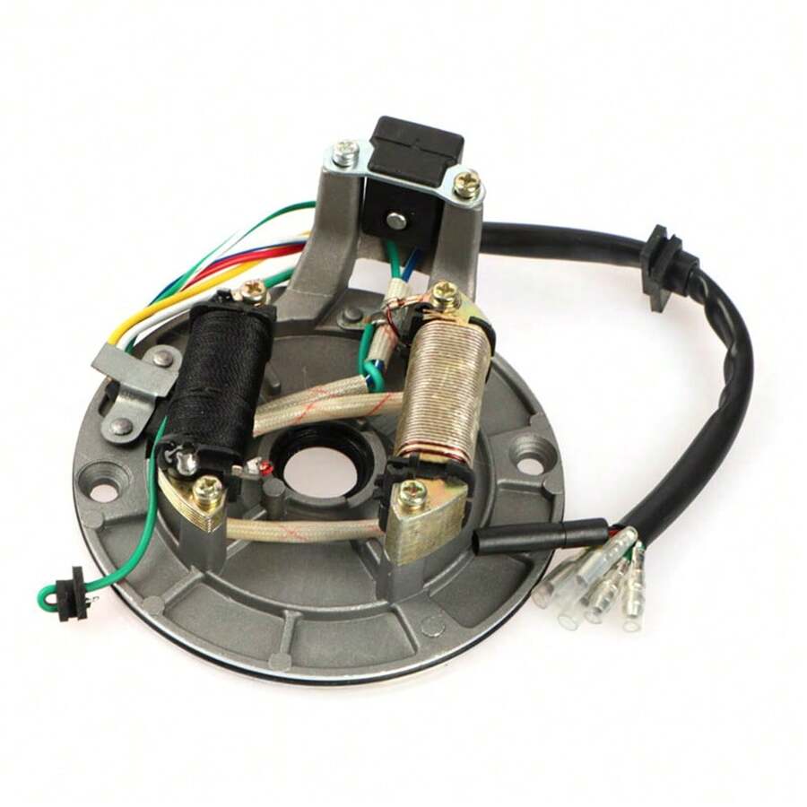 JH70 Motorcycle Mangeto Coil Stator Stater Flywheel Motor Assembly Kits ...