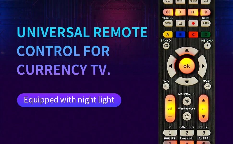 Rc-G008 Universal Remote Control With Backlight For Lcd Tv | SHEIN USA