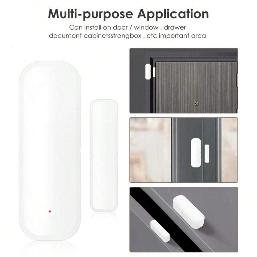 EMASTIFF Sensor de porta inteligente WiFi Tuya, detectores de porta ...