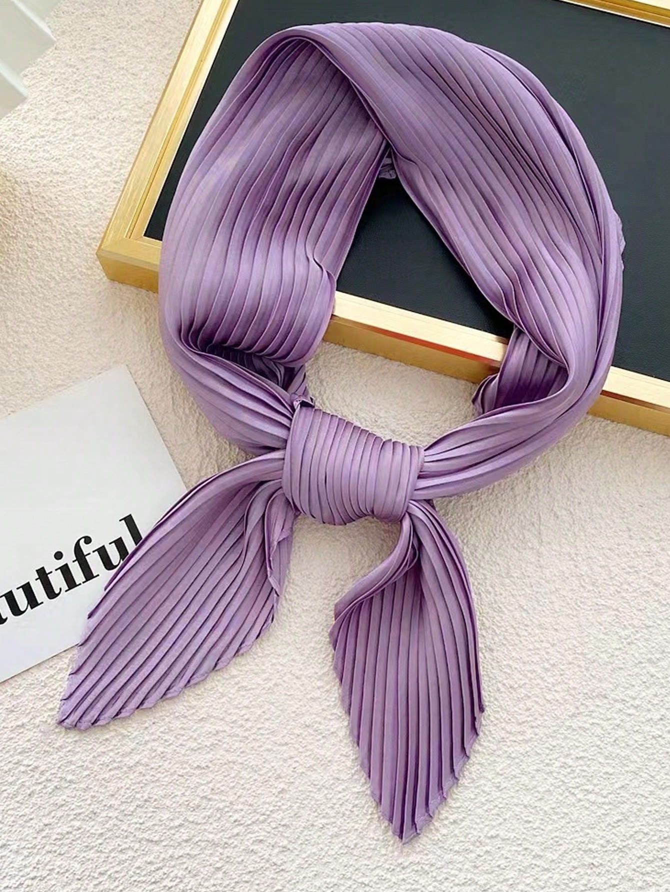 1 stuk Dames Kleurrijk Bandana , Gemaakt Van Imitatie Zijde , Perfect ...