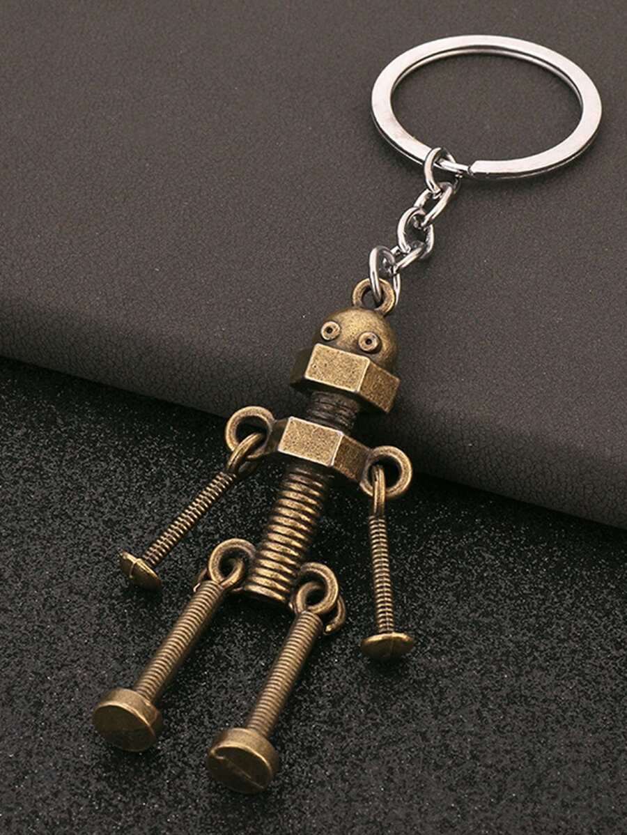 1pc Creative Robot Keychain With Movable Limbs | SHEIN UK