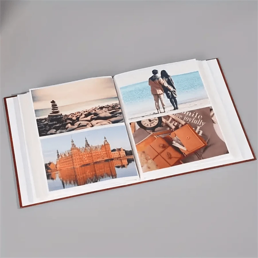 6-Inch Photo Album 100 Sheets Inserted Style Photo Book With Hot ...