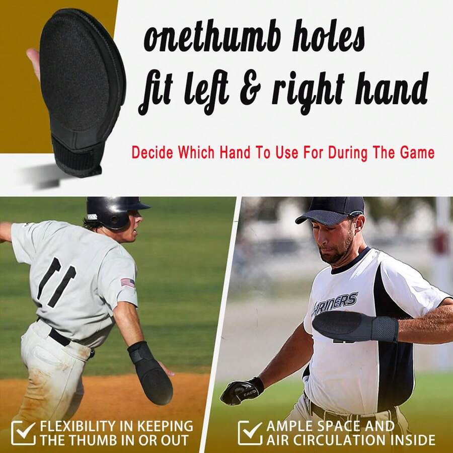 1 Pcs Baseball Sliding Mitt Left Hand Softball Sliding Mitt For ...