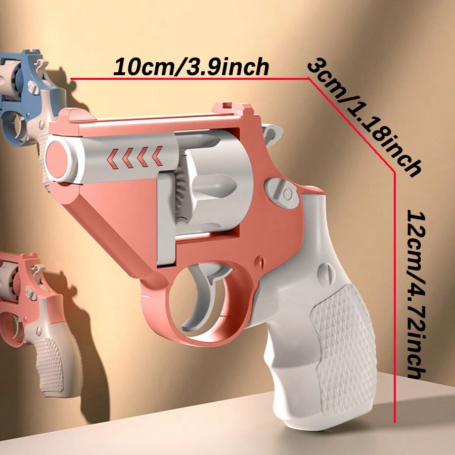 1pc Teenagers' Mini Revolver Shaped Fidget Toy With Rotatable Disc ...
