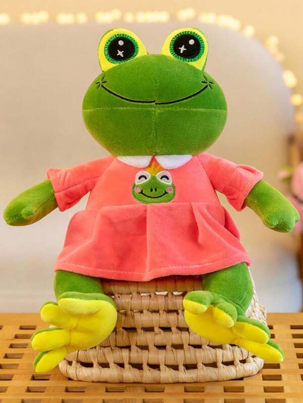35cm Cute Frog Plush Toy For Couples, Soft And Comfortable Stuffed ...