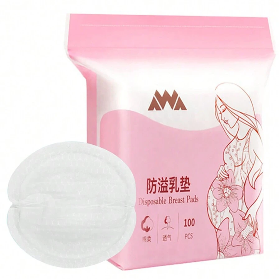 100pcs Disposable Anti-Overflow Breast Pads For Leaking Prevention ...