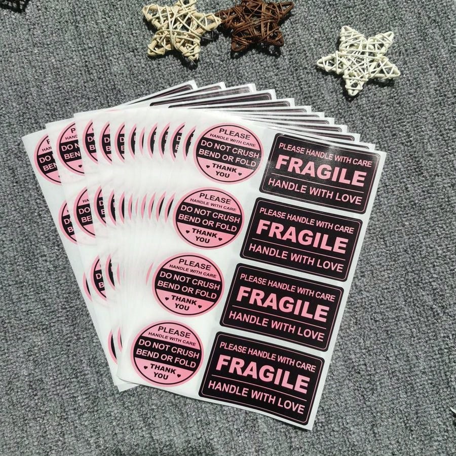 80pcs Fragile Stickers, Do Not Step On Or Fold The Stickers. Do Not ...