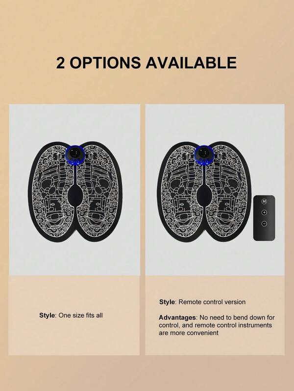 Foot Massager Foot Therapy Machine EMS Foot Massage Pad Pulse Fully ...