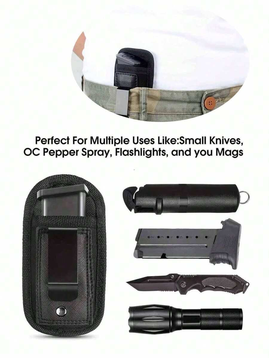 1pc Gun Holster Universal Magazine Bag Concealed Carry, Cartridge Pouch ...