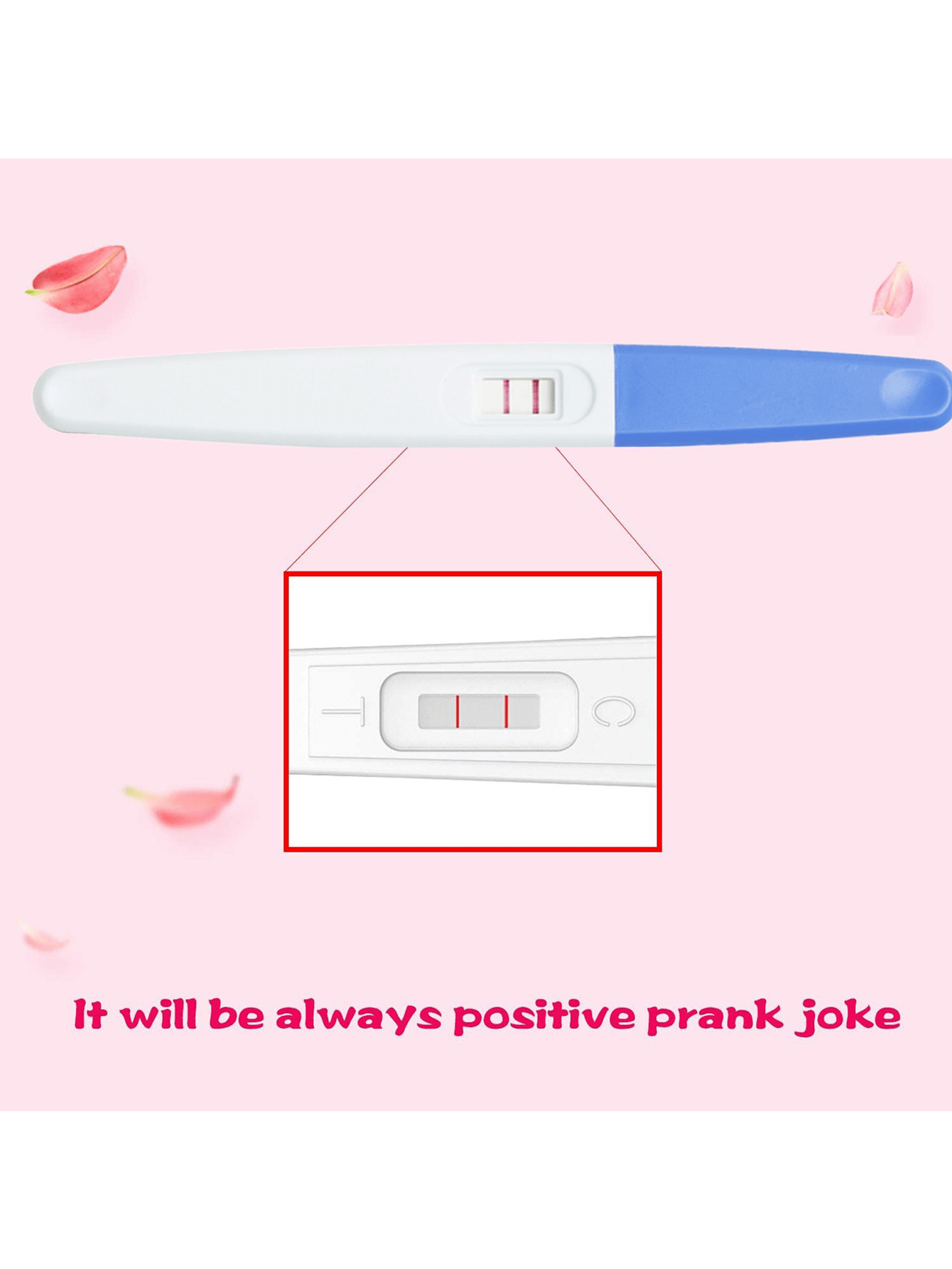 Prank Pregnancy Test Stick Paper, Joke Toy For Testing Boyfriend, Two ...