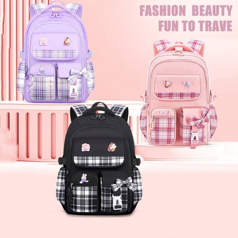 Cute & Fashionable Girls' Backpack, School Bag, Laptop Backpack For 15. ...