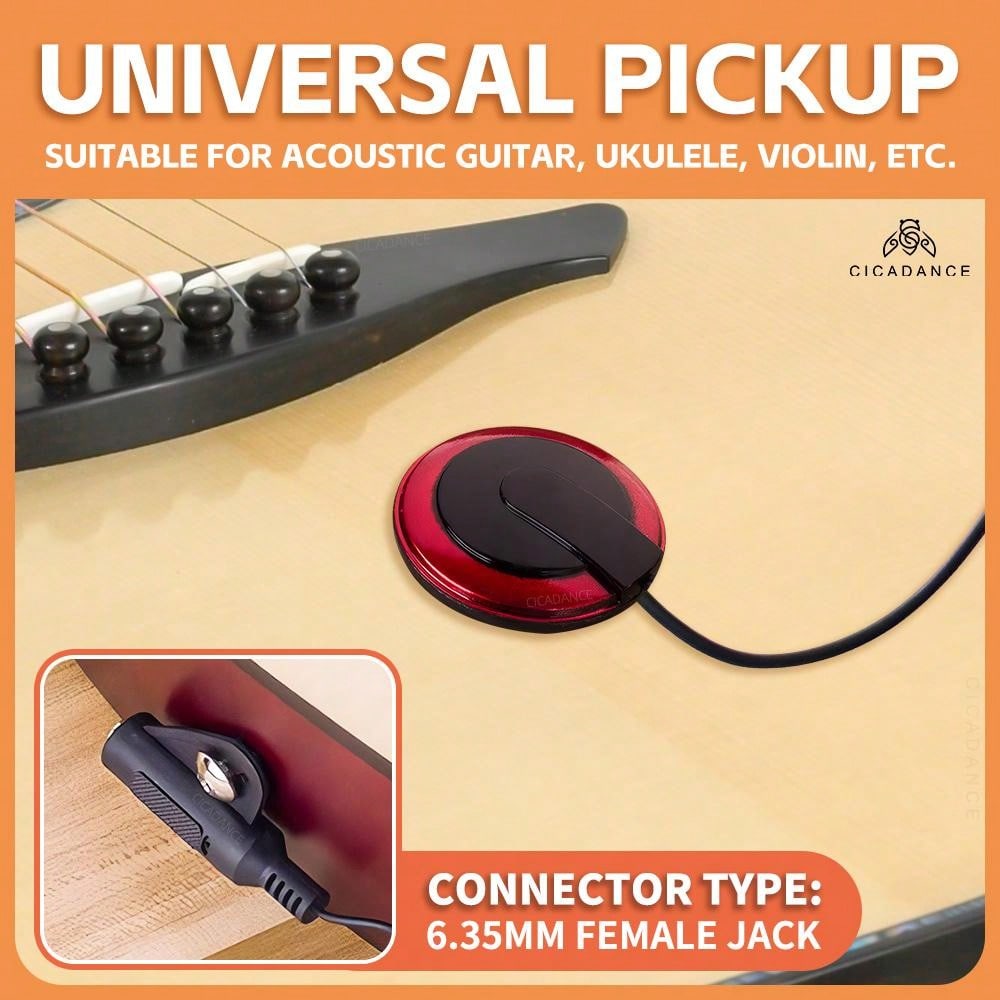 Guitar Pickup Professional Piezo Contact Microphone Pickup Board ...