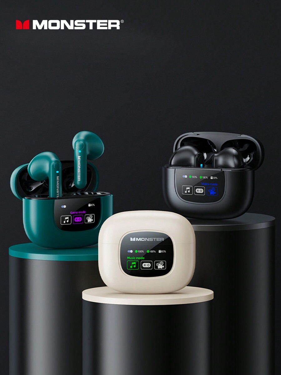 Monster Monster XKT20 TWS Wireless Earphones Long Endurance Headsets ...