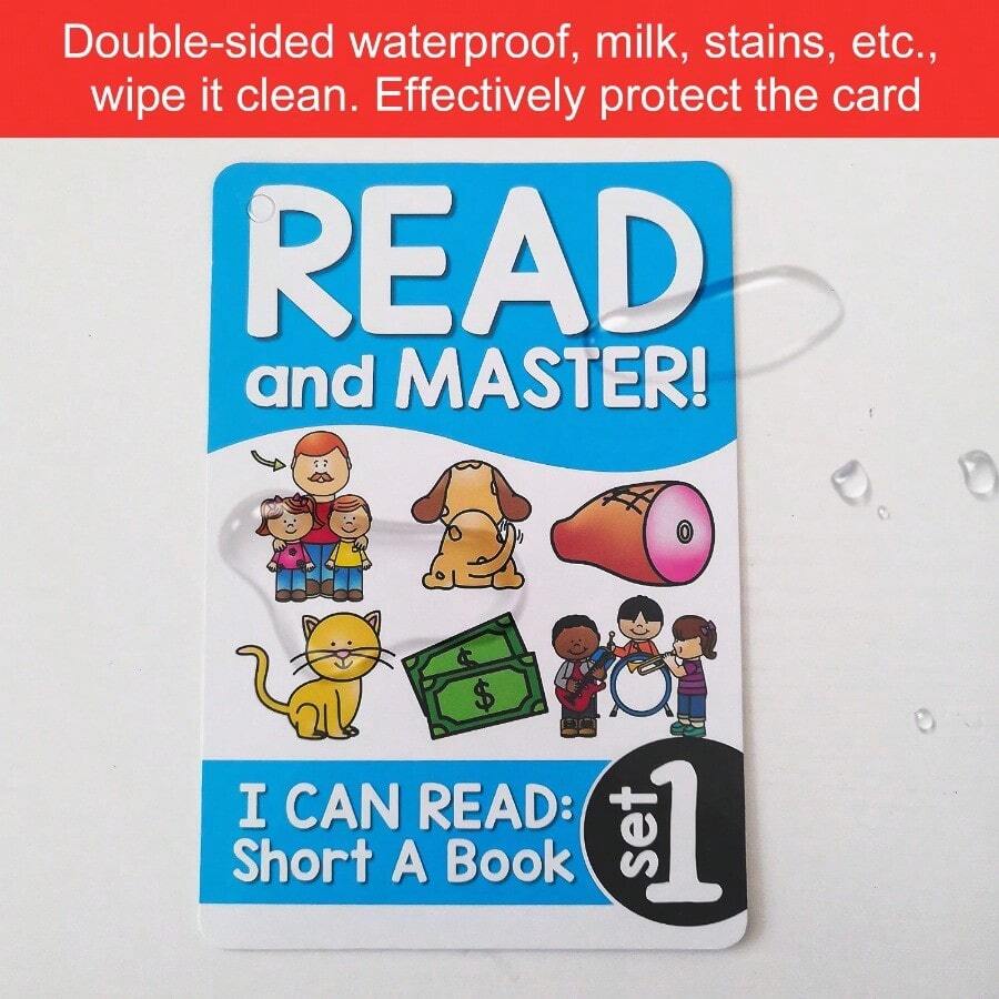 Montessori English Phonics Cvc Words Learning Cards Kindergarten ...