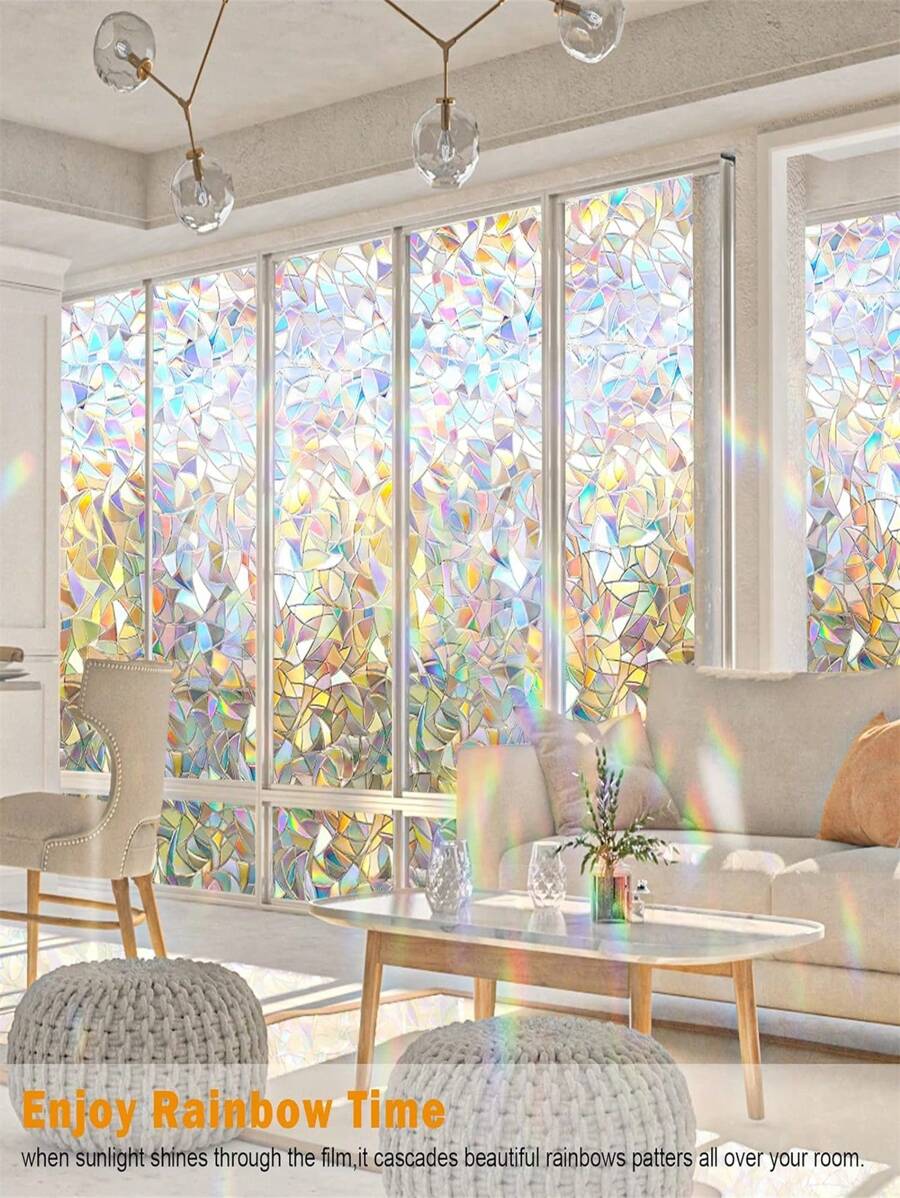 Stained Glass Film,Privacy Window Film With Installation Tools ...
