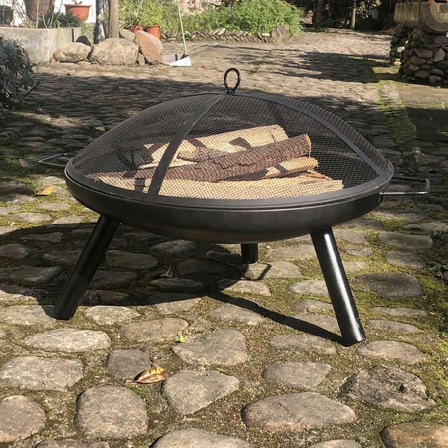 Furnace Round Utility Grill Fire Pit Heating Stove Simple Cauldron ...