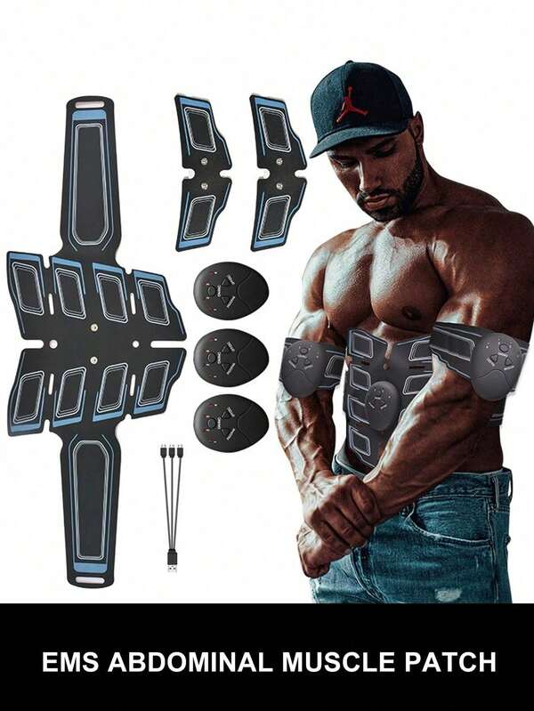 Abdominal Massage Sticker, Muscle Trainer, Body Muscle Stimulator EMS ...