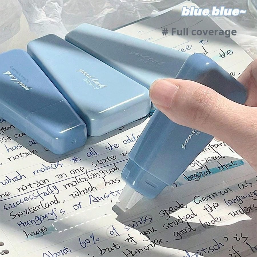 1set 6pcs High Value Multicolor Gradient Correction Tape With Large Capacity And Smooth Glide