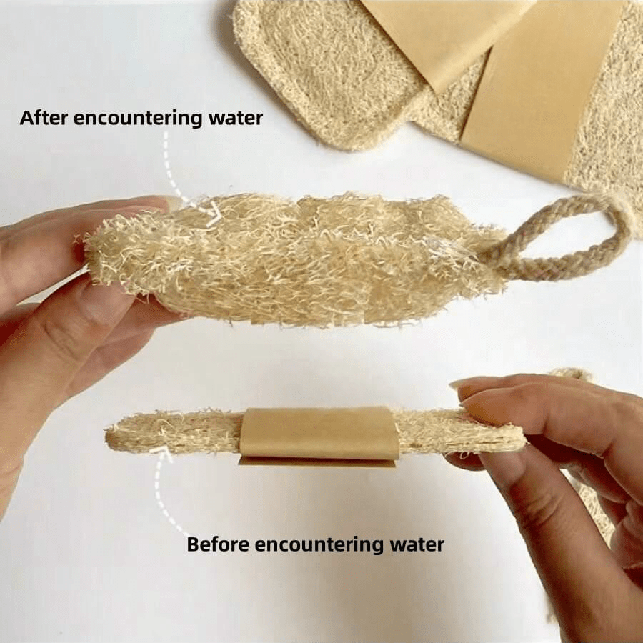 Natural Dishwashing Sponge Made From Sponge Gourd Without Staining Oil ...