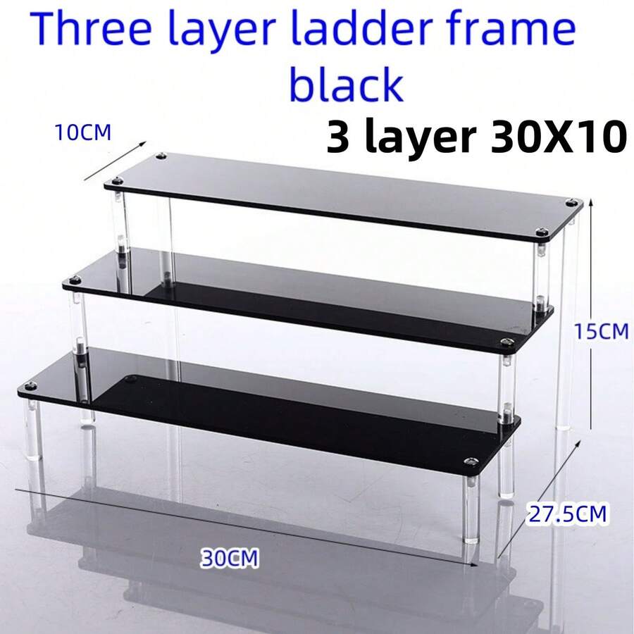 3-layer Clear Acrylic Disassembly Style Display Stand, Keepsake Storage ...