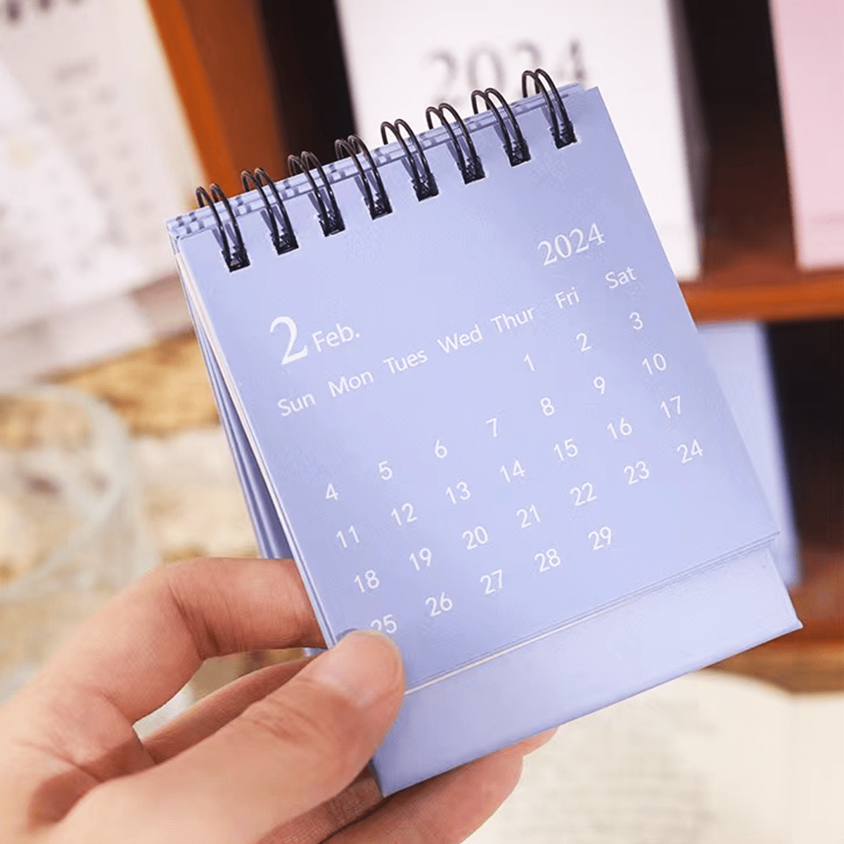 1pc New Version 2024 Desktop Calendar With Self-Discipline Timing ...