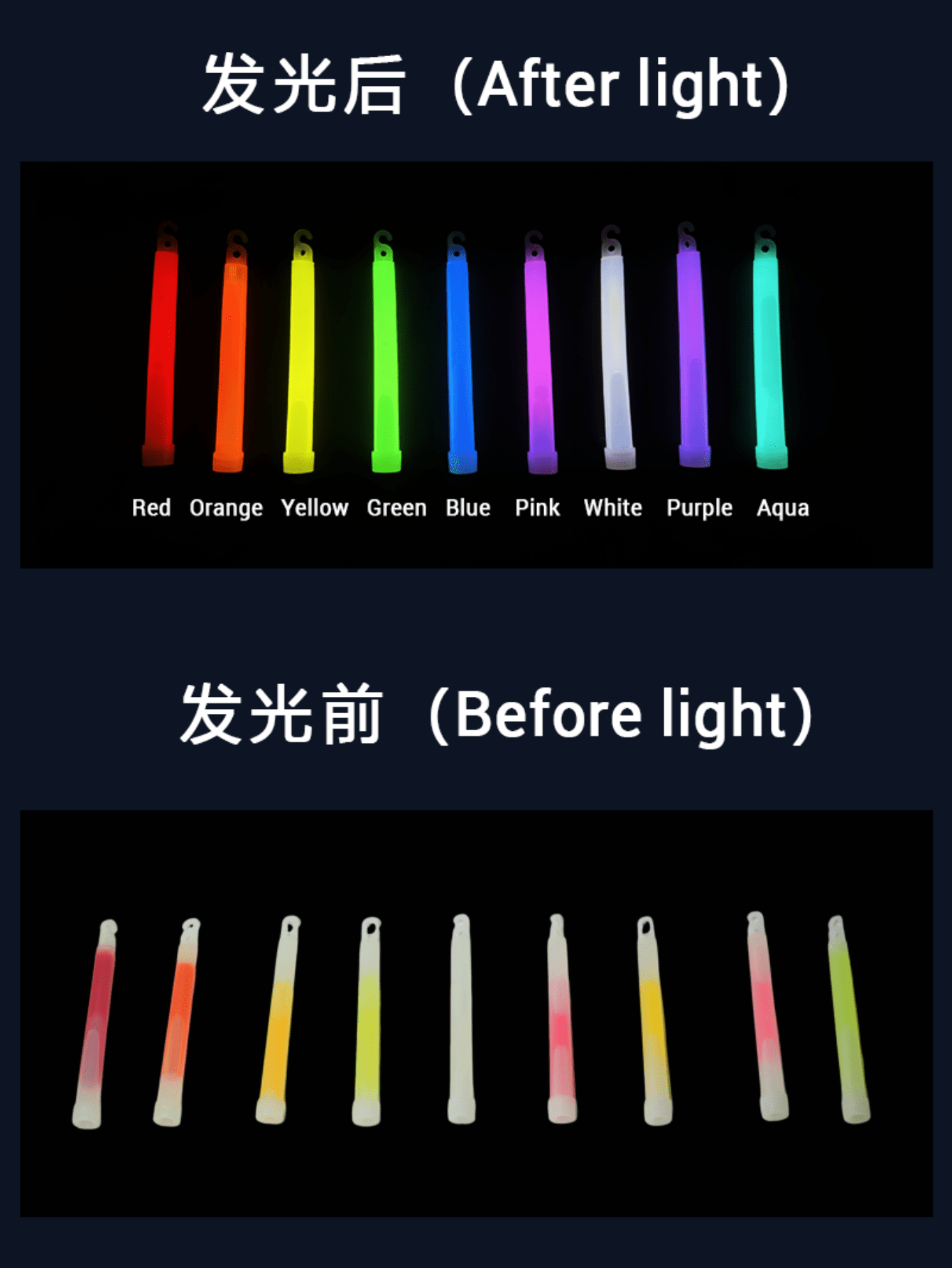 Glow Sticks Party Supplies for Adults (6pk) - 6 Inch Bulk Glow Light Up ...