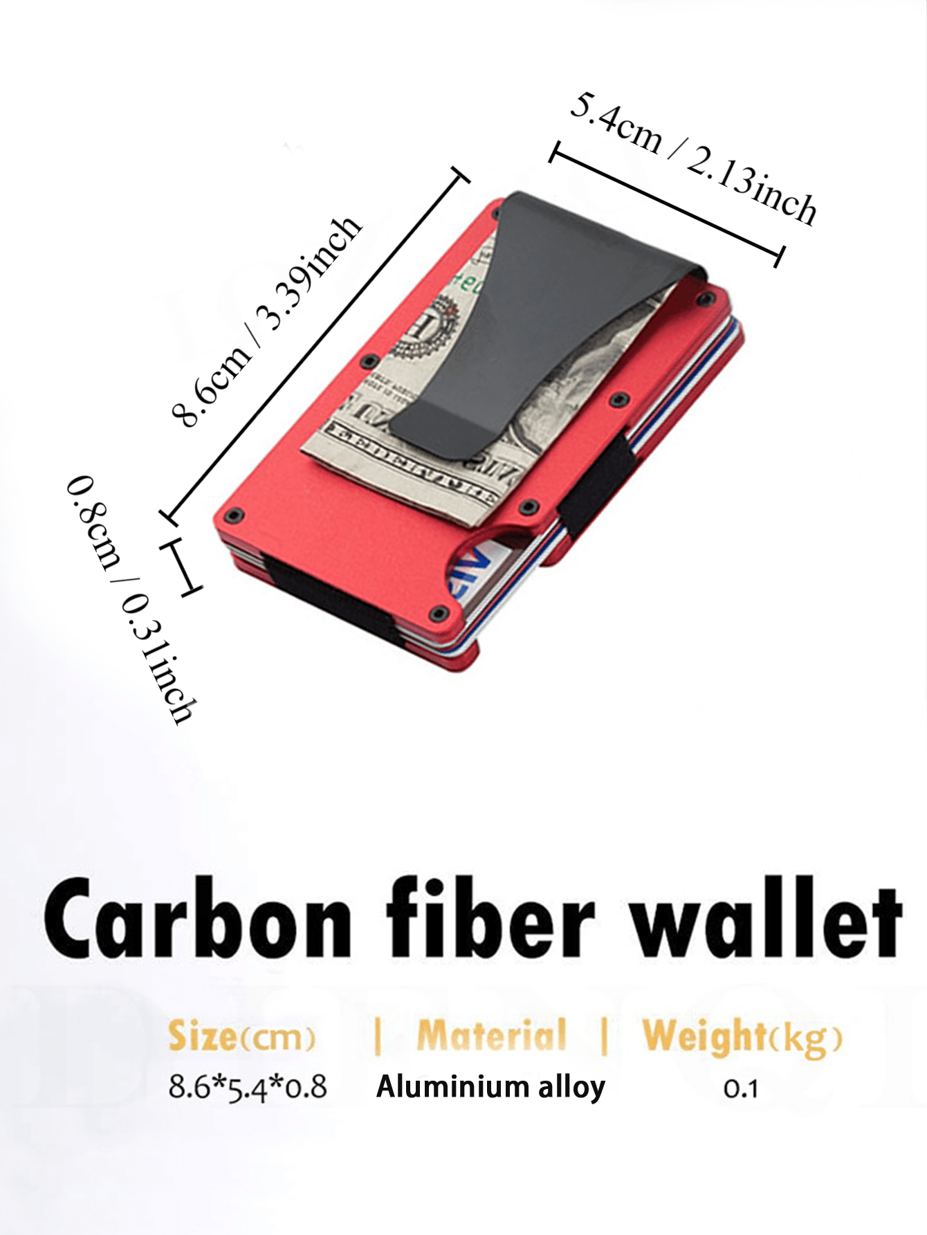 Rfid Carbon Fiber Men Wallets Famous Brand Metal Slim Thin Man Wallet ...