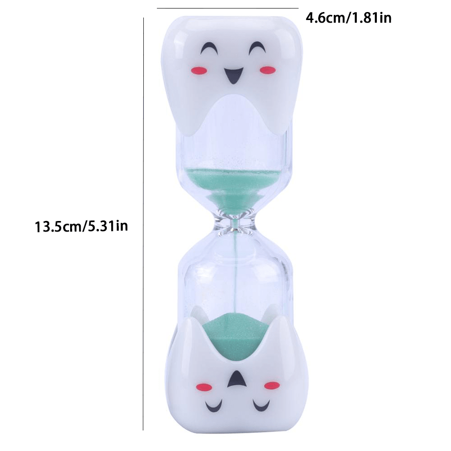 1pc Large Tooth Shaped Hourglass & Small Smiling Face Shaped Hourglass ...