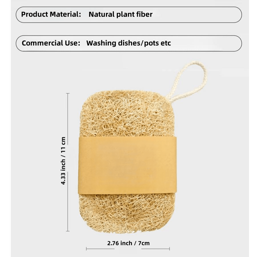 Natural Dishwashing Sponge Made From Sponge Gourd Without Staining Oil ...