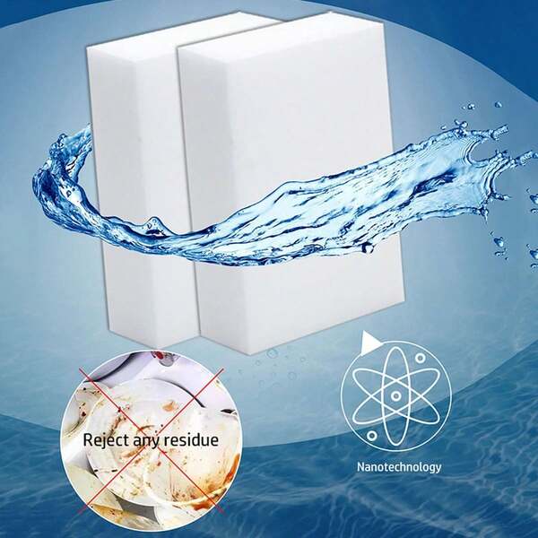 10pcs Magic Sponge Eraser: Extra Thick & Long-Lasting Melamine Cleaning ...
