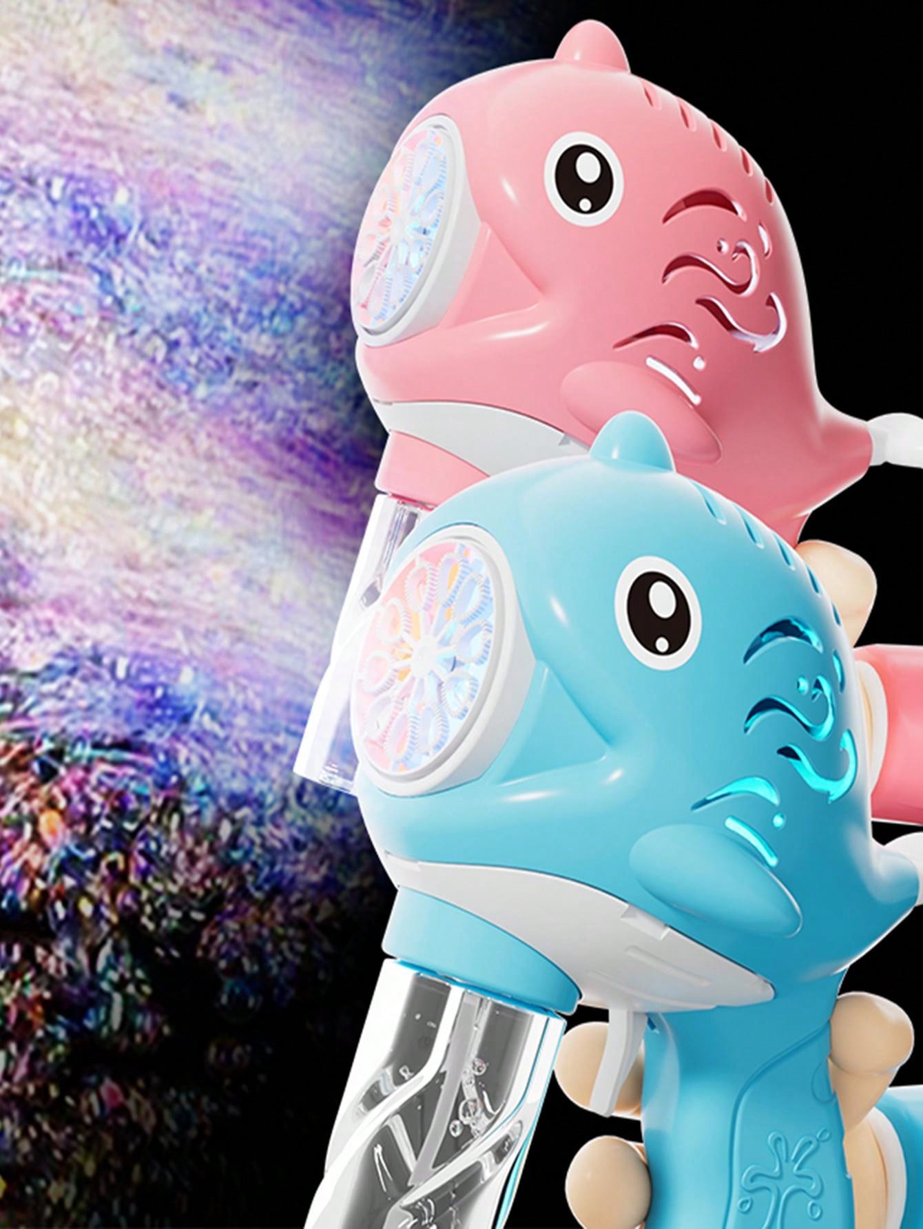 Automatic Dolphin Bubble Gun With 10 Nozzle Design, No-Leakage, One ...