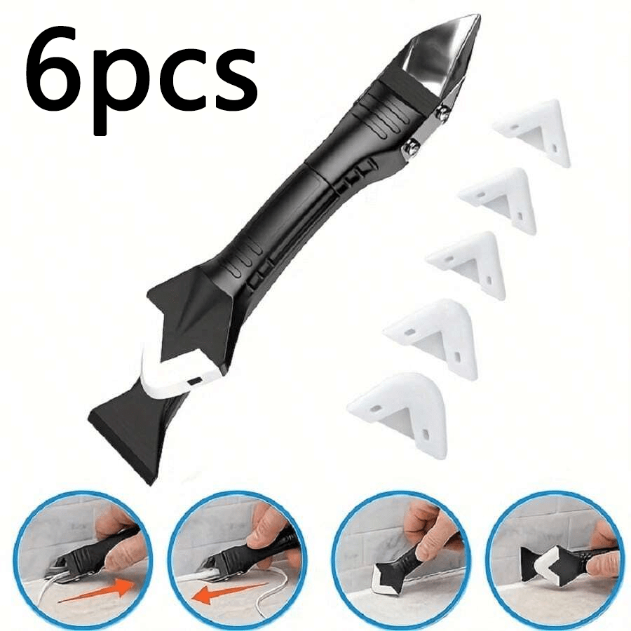 7-In-1 Silicone Scraper, Caulking Tool, Sealant Smoothing Tool, Aged Glue Scraping Tool | SHEIN EUR