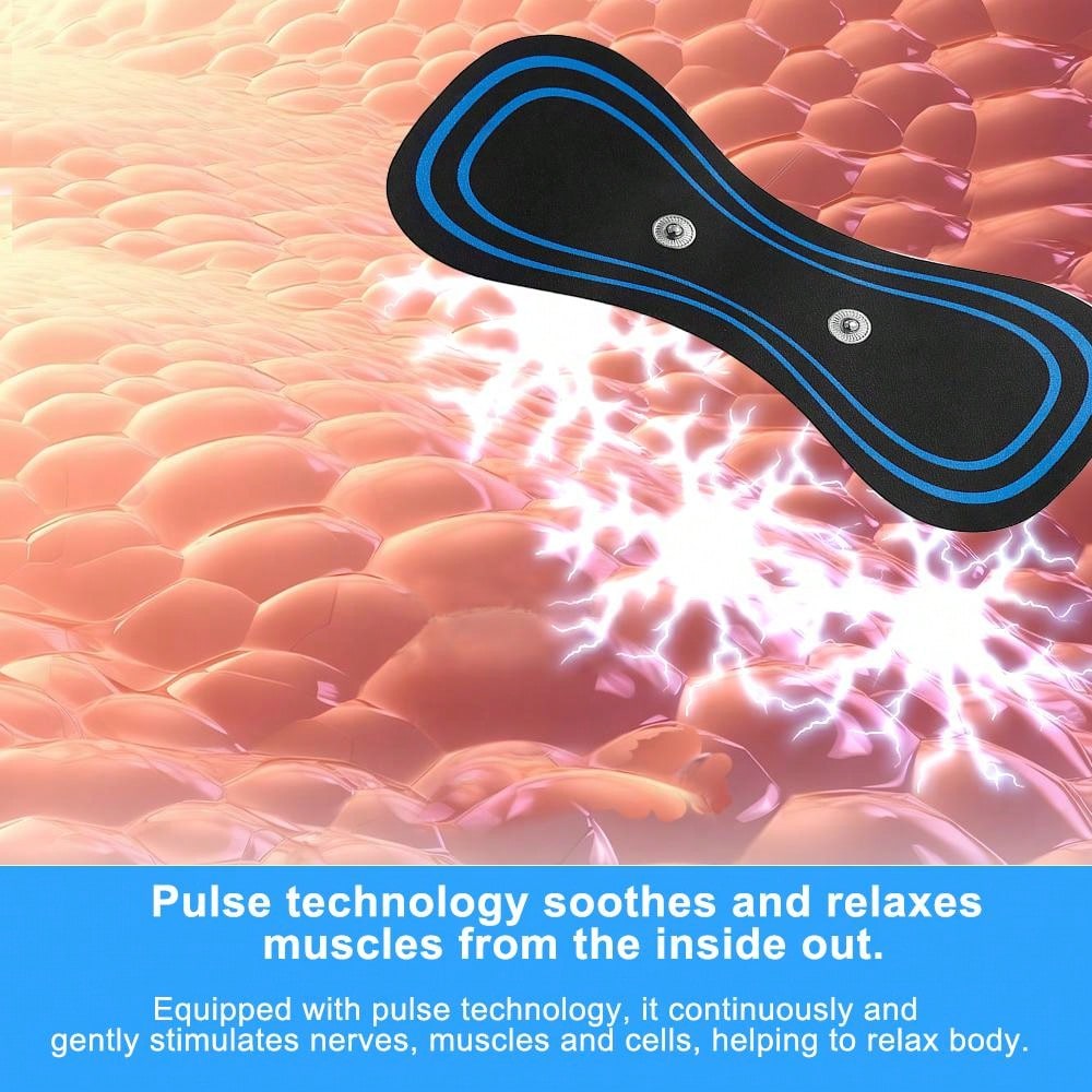 10pcs Convenient Cervical Massage Patch TENS Unit Small Pulse Neck Back ...