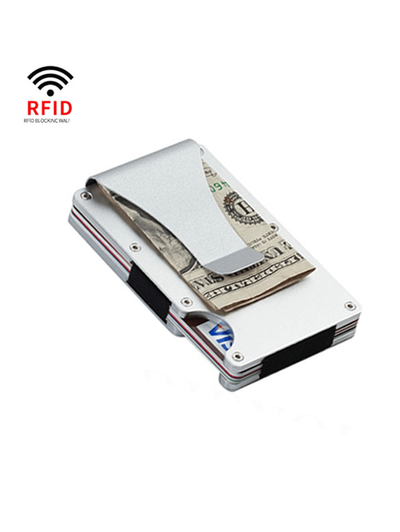 Rfid Carbon Fiber Men Wallets Famous Brand Metal Slim Thin Man Wallet ...