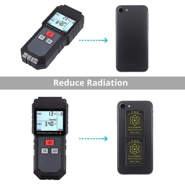 EMF Meter Electromagnetic Field Radiation Detector Handheld Mini ...