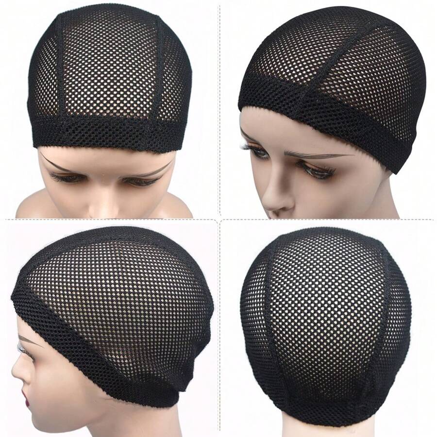 Spandex Mesh Dome Wig Cap Easier Sew In Hair Stretchable Weaving Cap ...